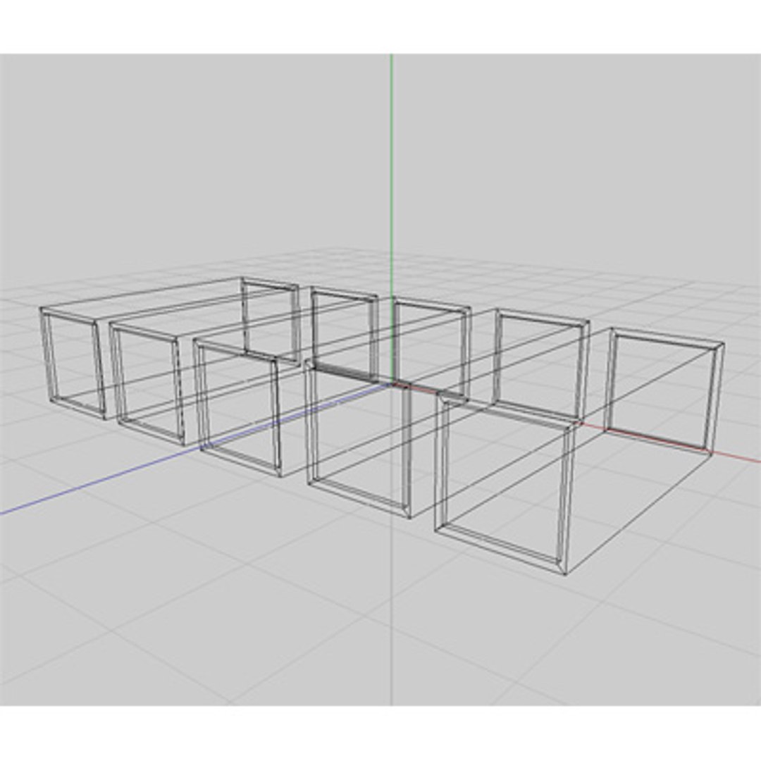 3ds shipping containers cargo