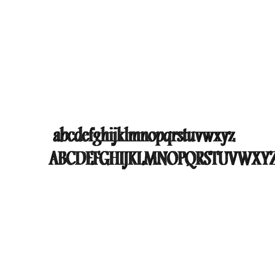 andalus font cg cad 3d 3ds