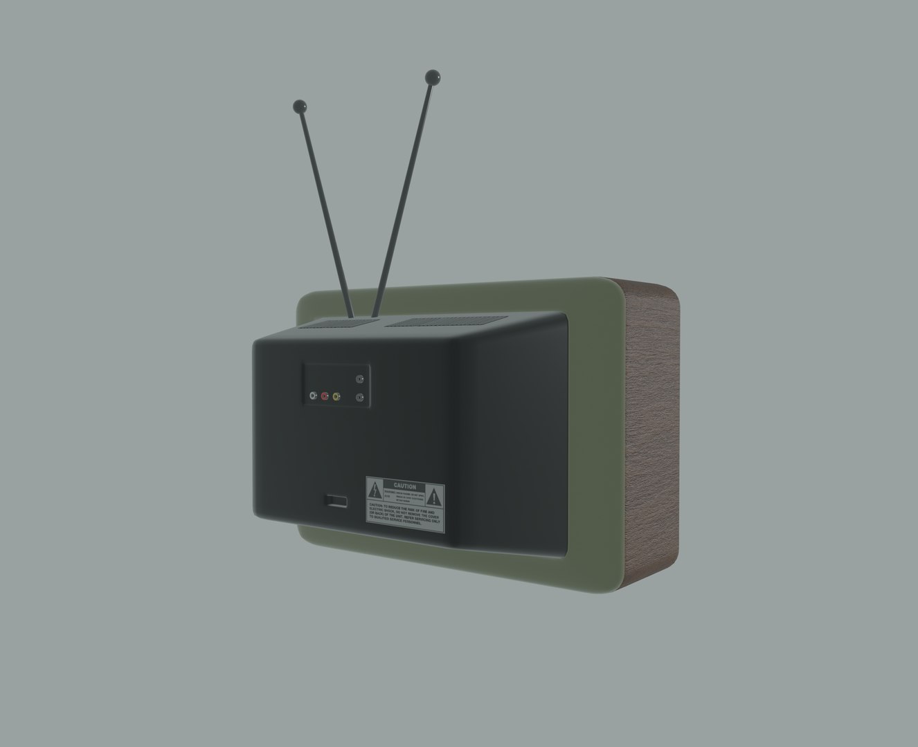 3D Retro Tv - TurboSquid 1608943