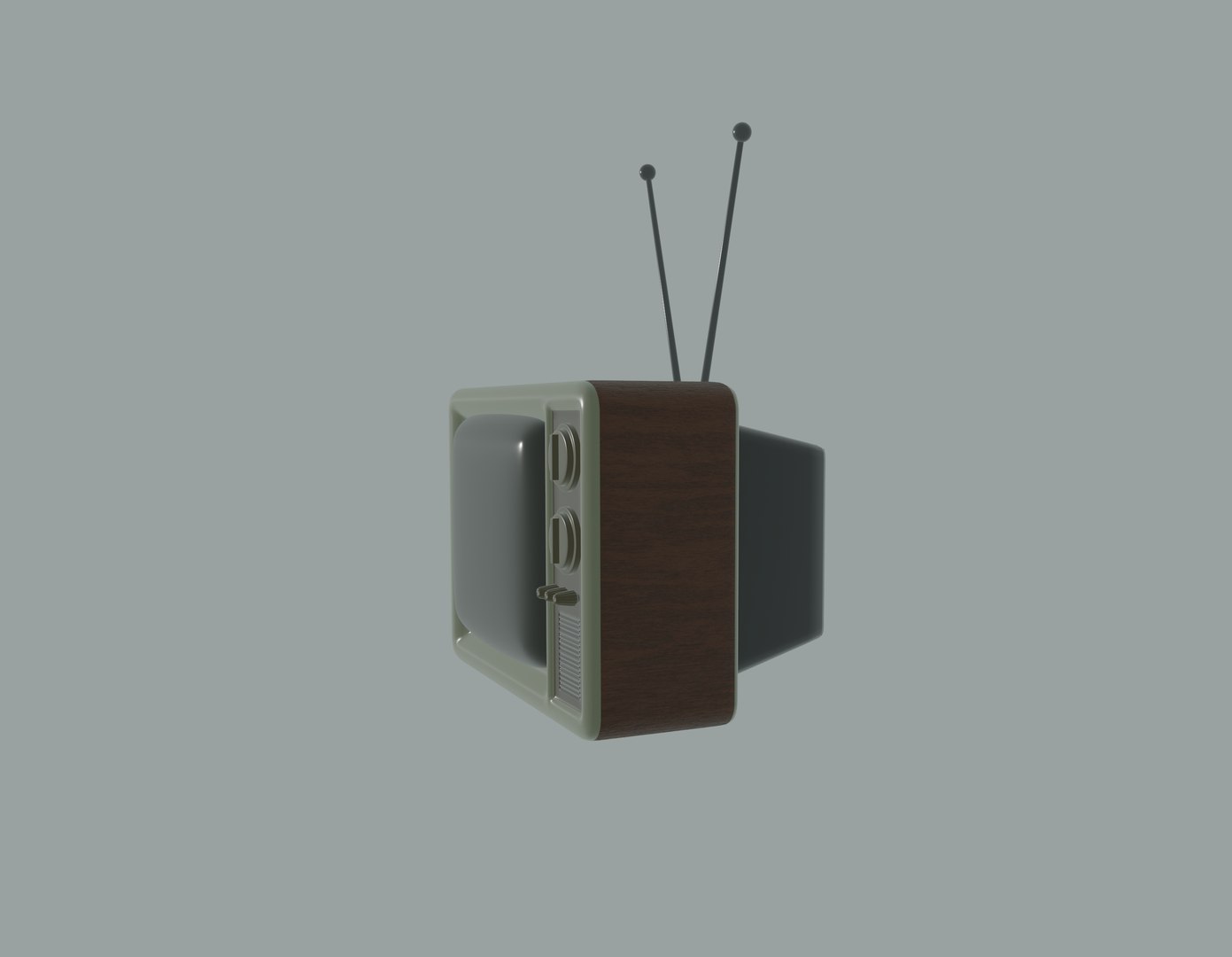 3D Retro Tv - TurboSquid 1608943