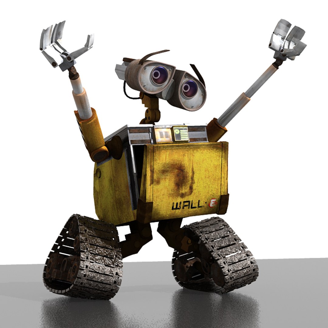 robot pixar animator 3d model