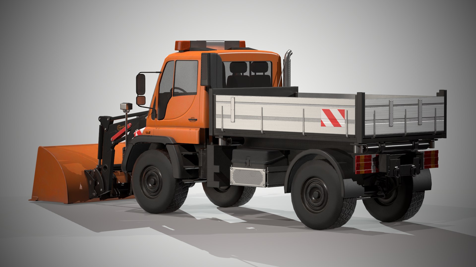 3D Loader Industrial Unimog U500 Model - TurboSquid 1670393
