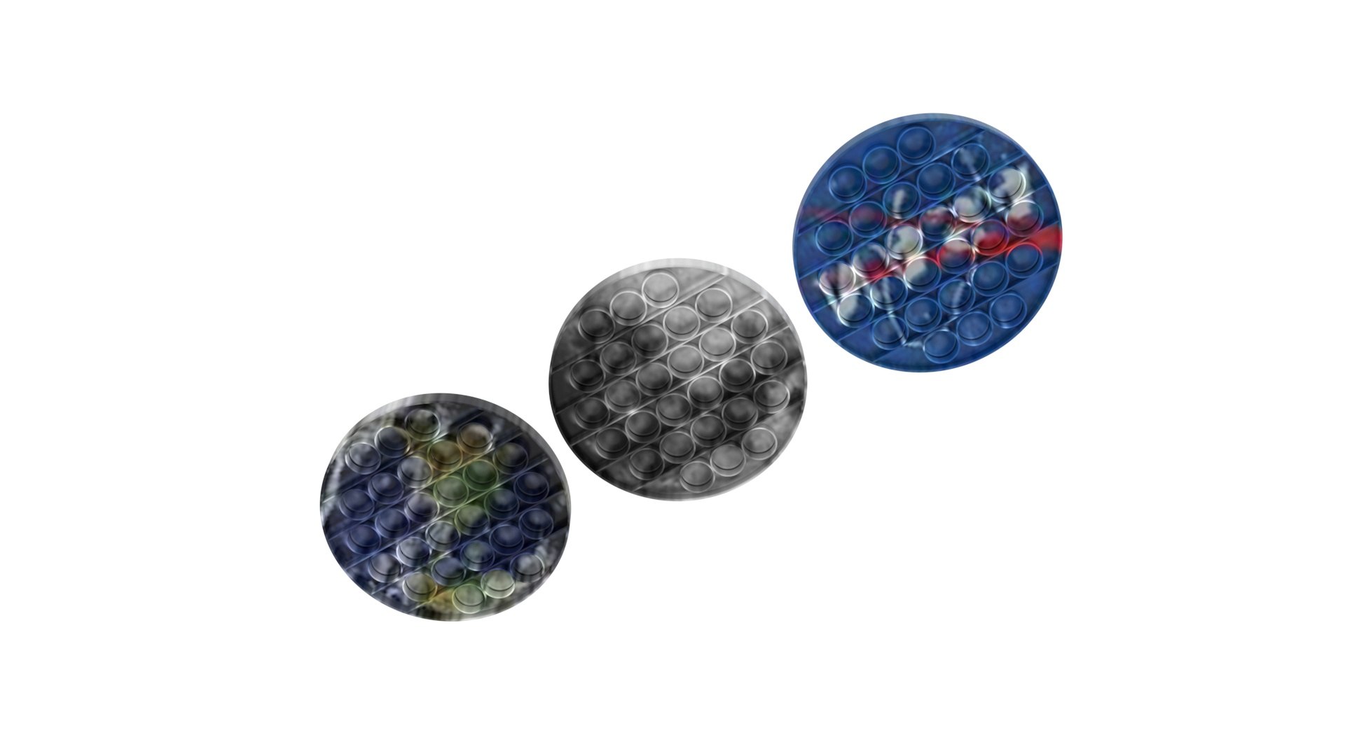 3D Space Pop It Fidget Toys Set - TurboSquid 1807593