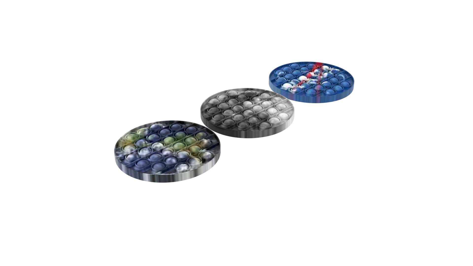 3D Space Pop It Fidget Toys Set - TurboSquid 1807593