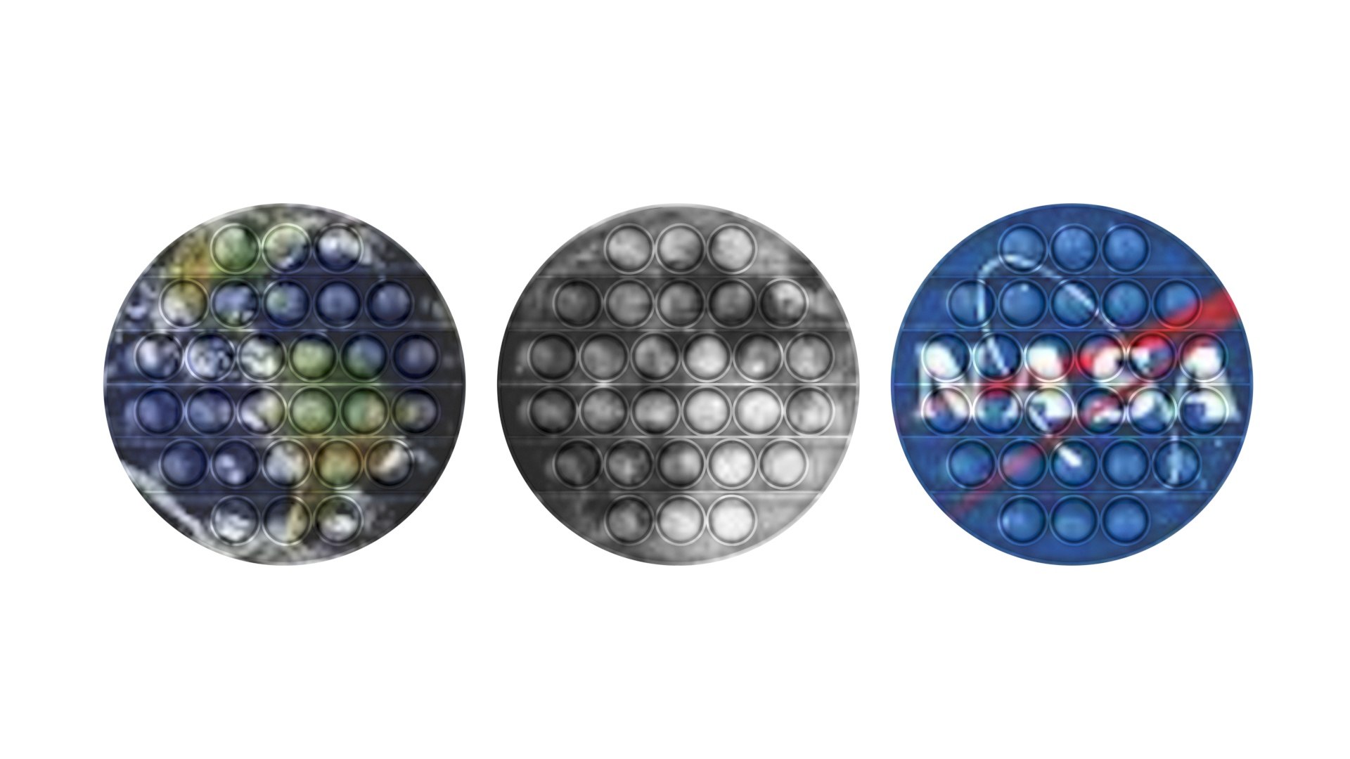 3D Space Pop It Fidget Toys Set - TurboSquid 1807593