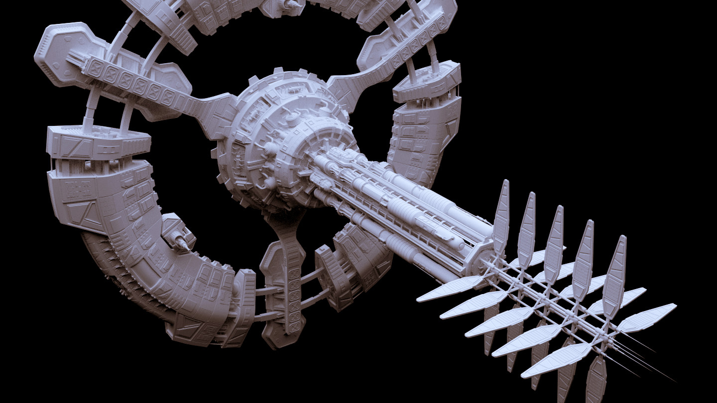 space station obj free