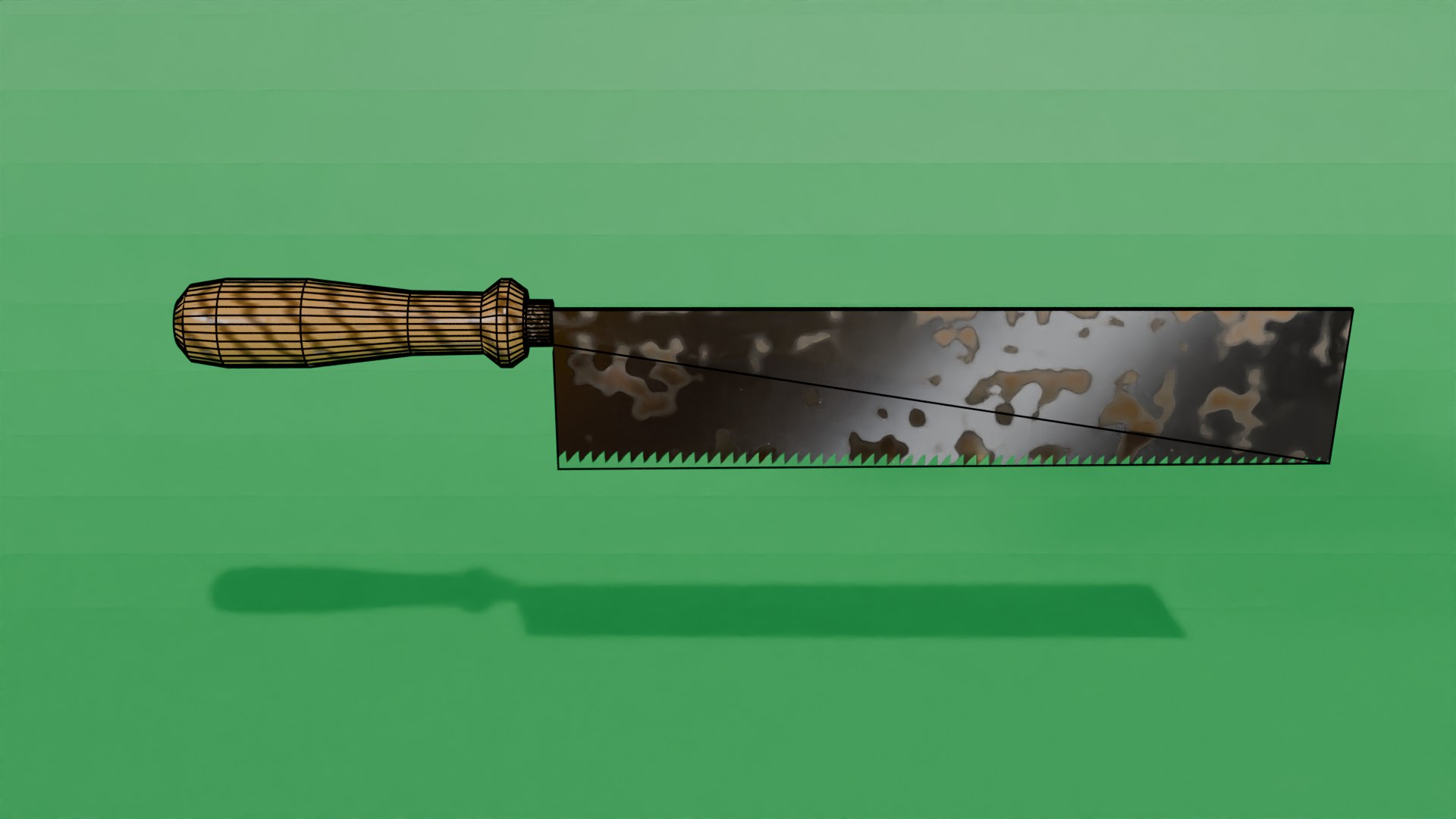 3D Model Old Small Saw - TurboSquid 2223807