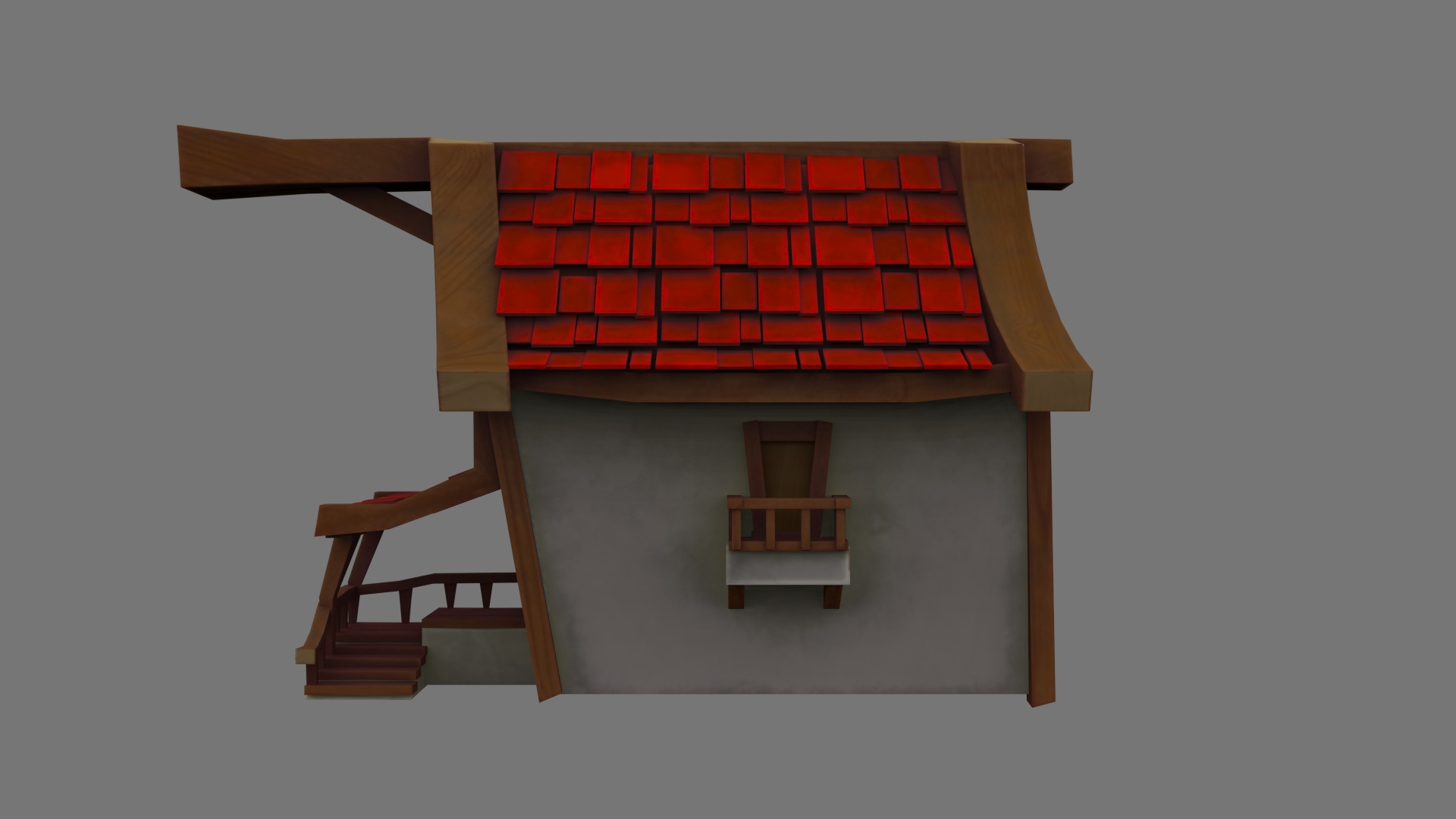 3D Stylized Cartoon House - Low poly mobile-desktop game ready Unity ...