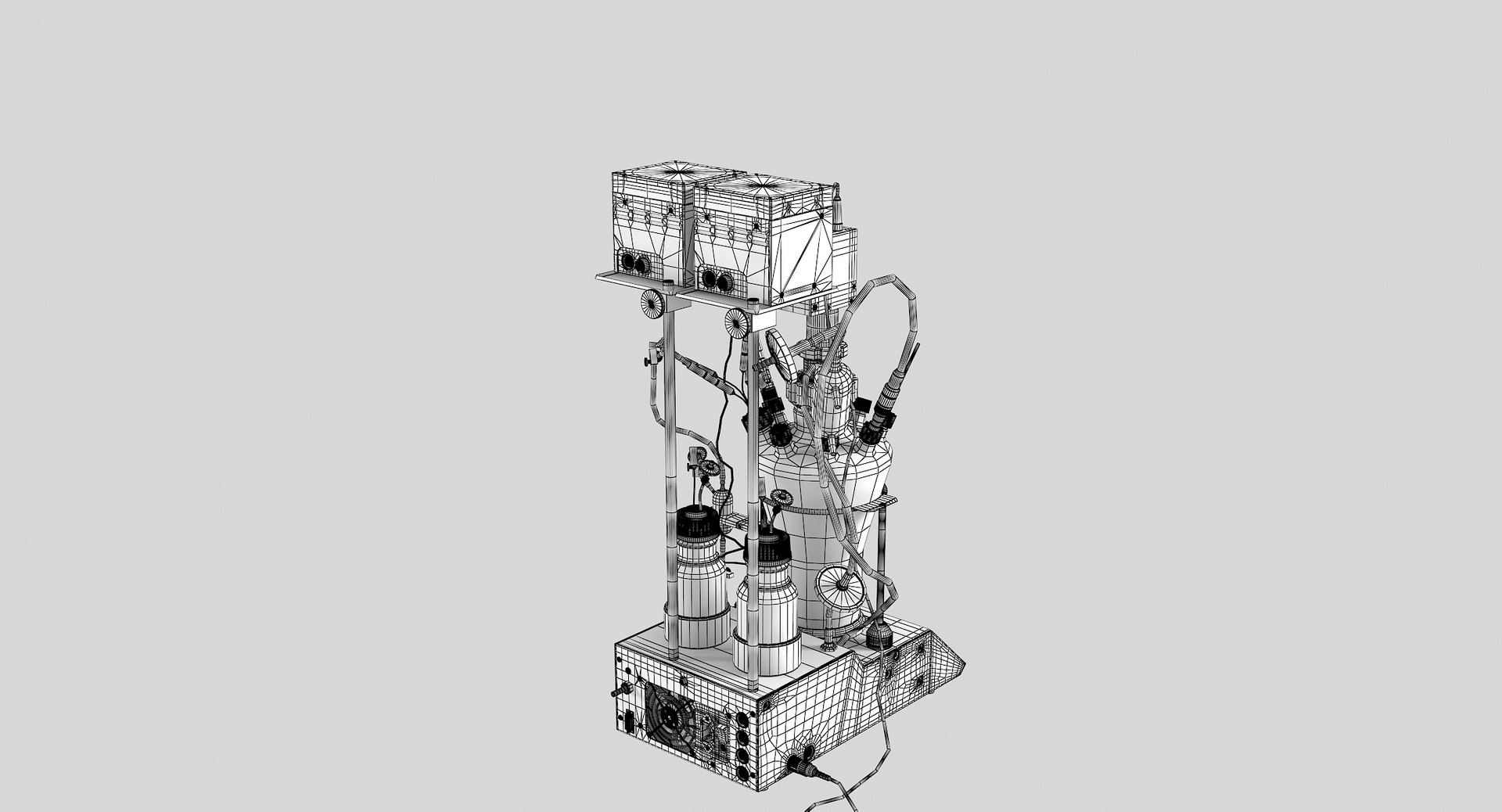 3d model lambda minifor fermenter-bioreactor