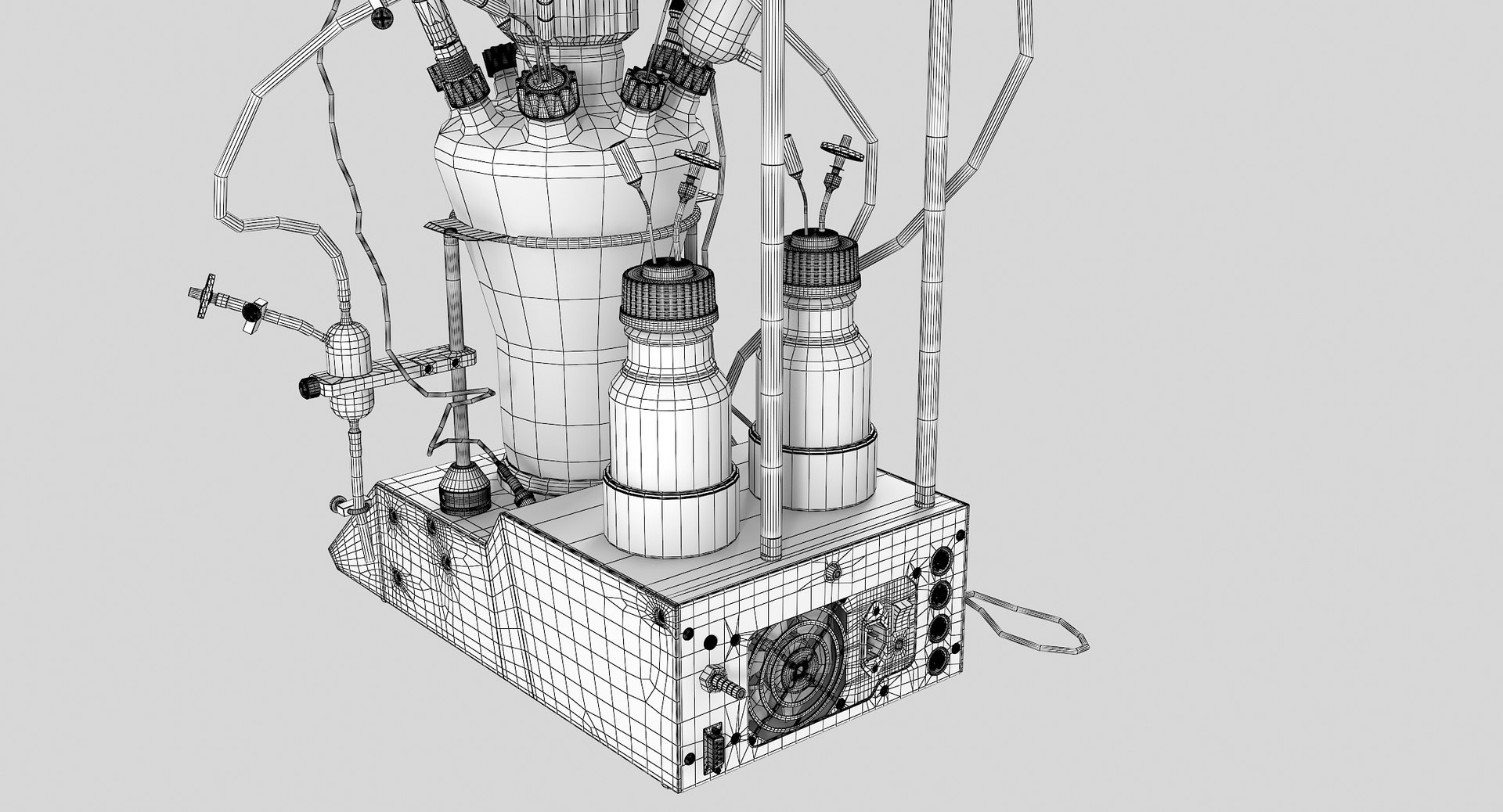 3d model lambda minifor fermenter-bioreactor