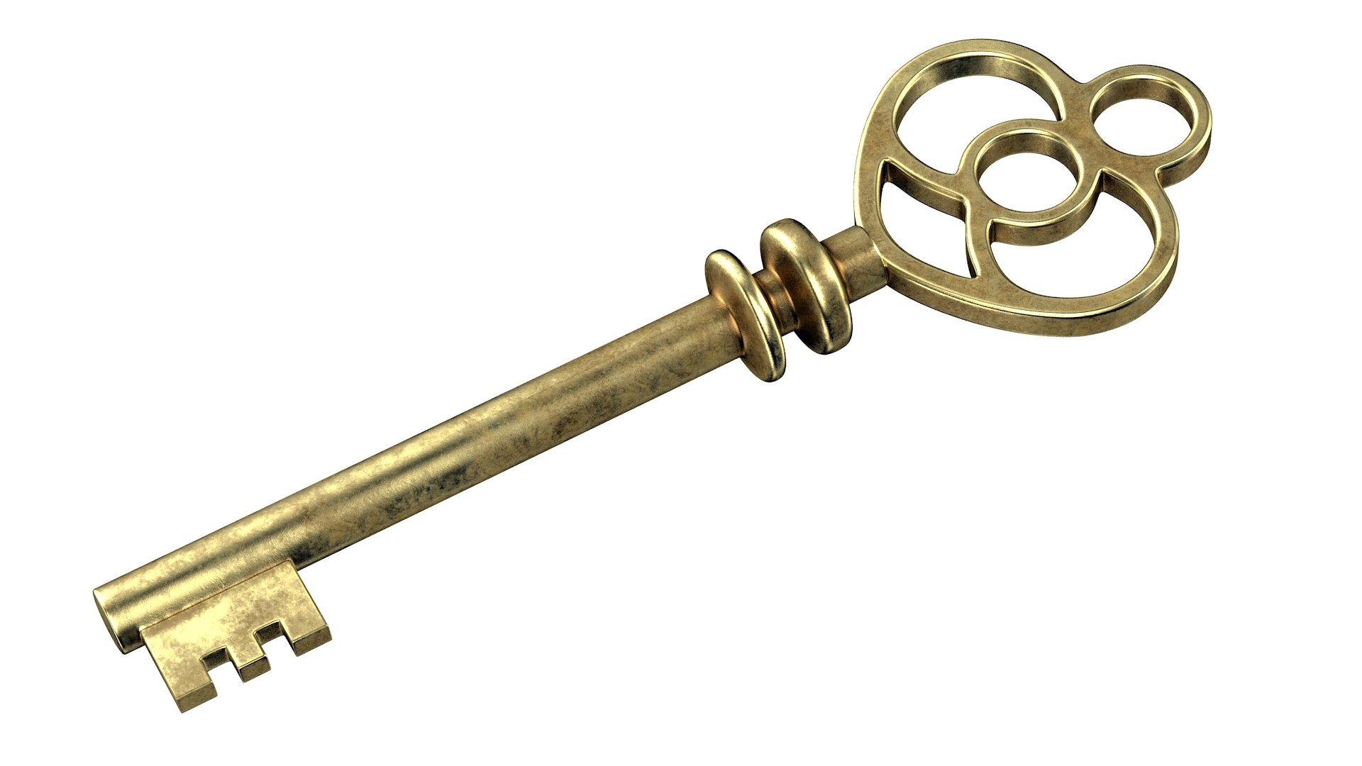 Old Key 3D Model - TurboSquid 1540416