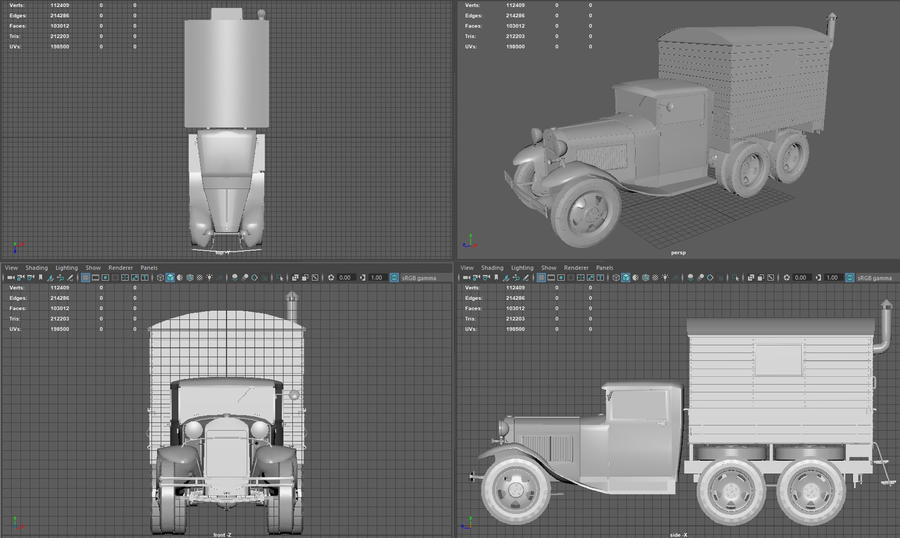 3D GAZ-AAA with Shelter model - TurboSquid 1838458