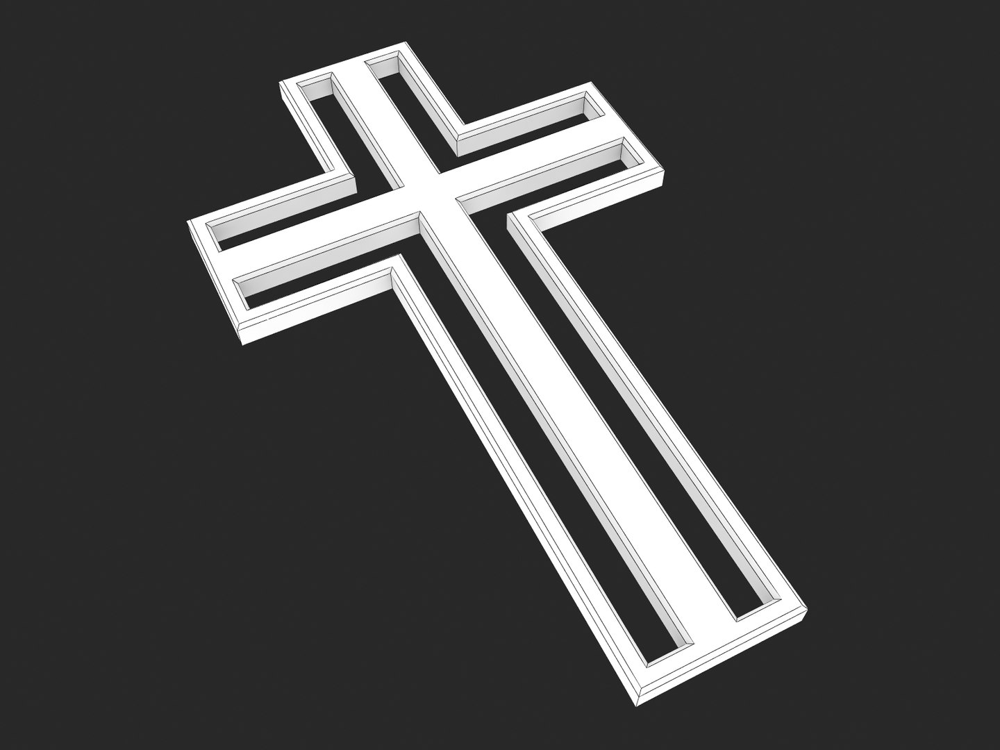 3D Model Cross - TurboSquid 1474032