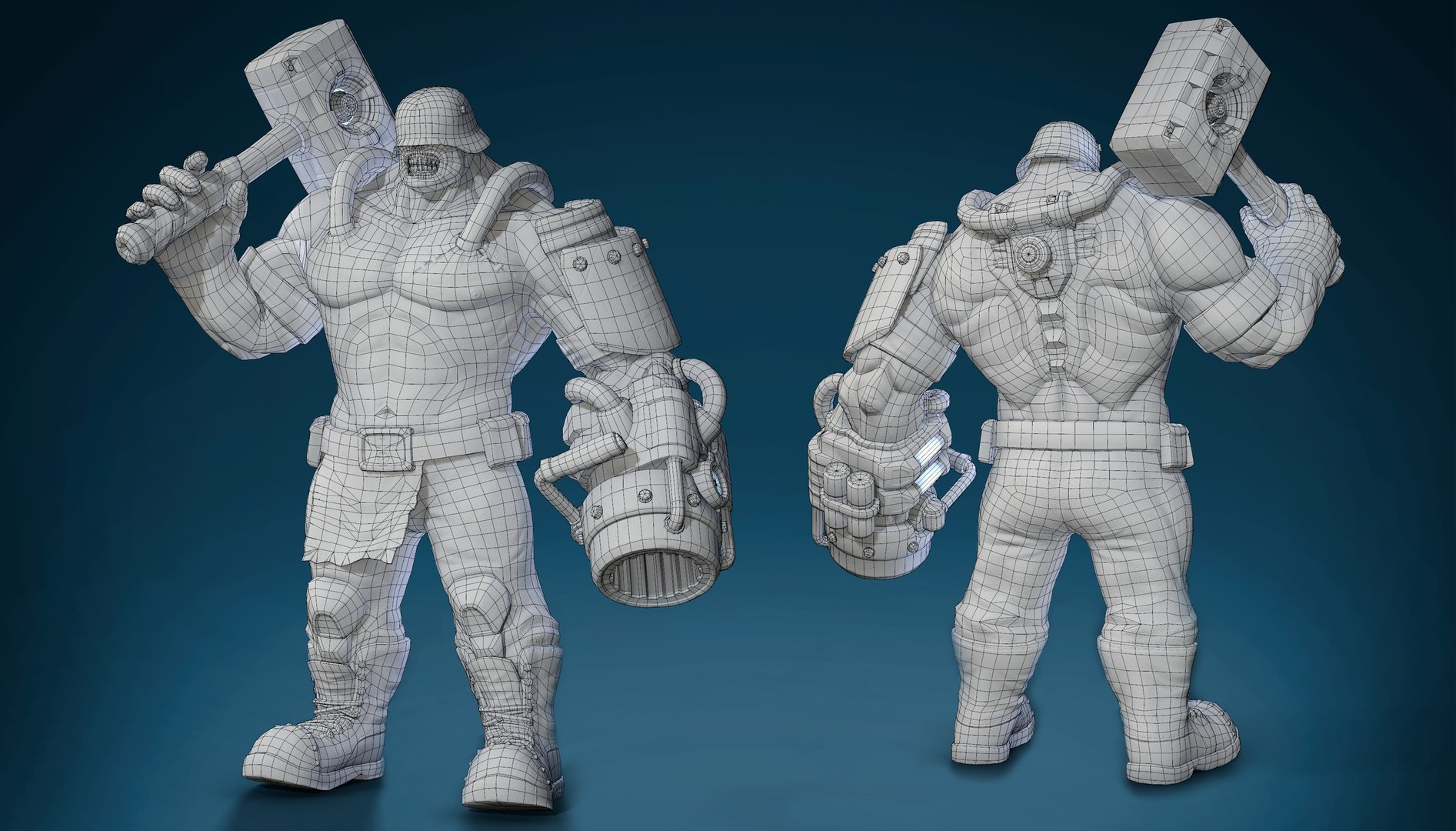 3D Thor Super Soldier Reich Model - TurboSquid 1634423