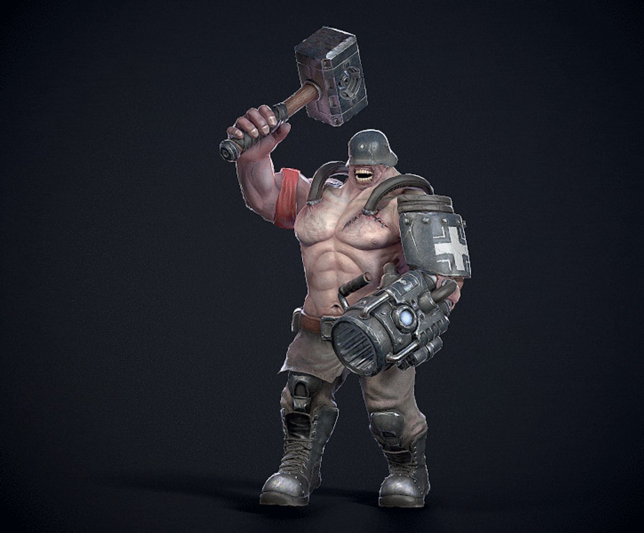3D Thor Super Soldier Reich Model - TurboSquid 1634423