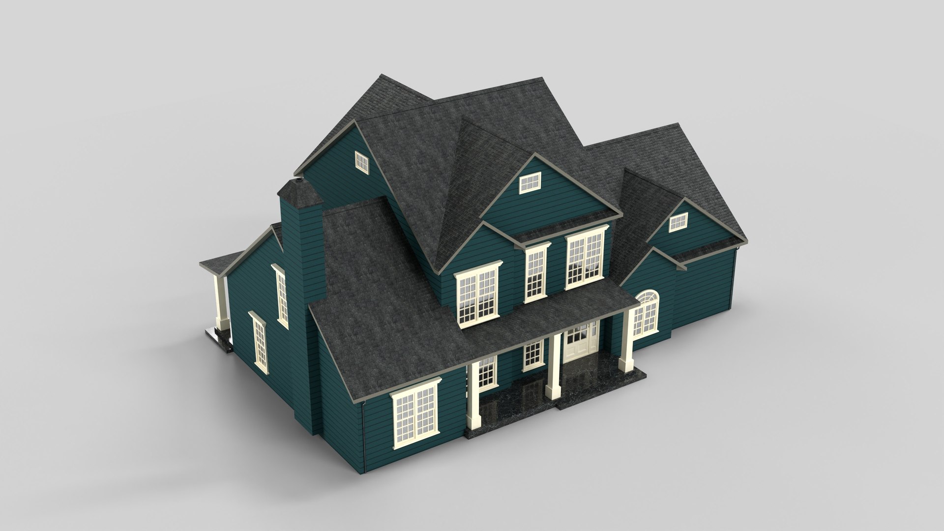 Neighborhood House 15T3 Model - TurboSquid 2219281