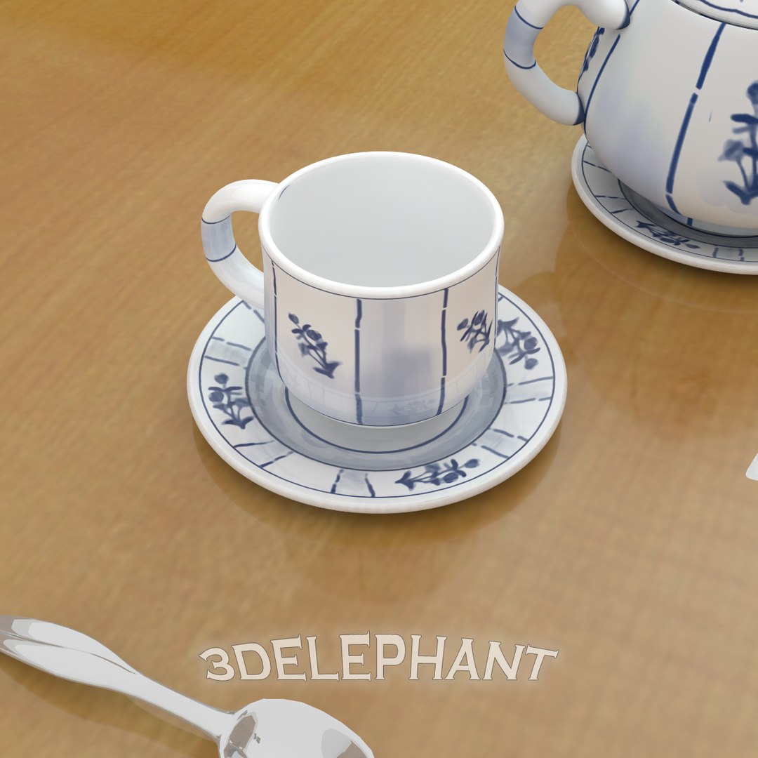 3d Tea Cup Model