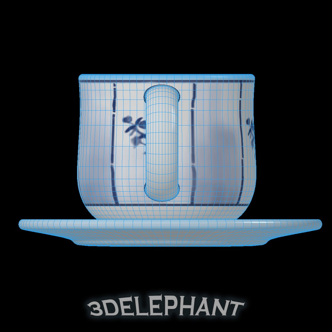 3d Tea Cup Model