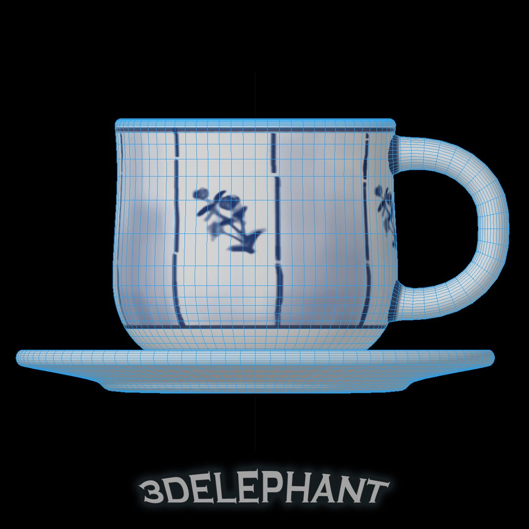 3d Tea Cup Model