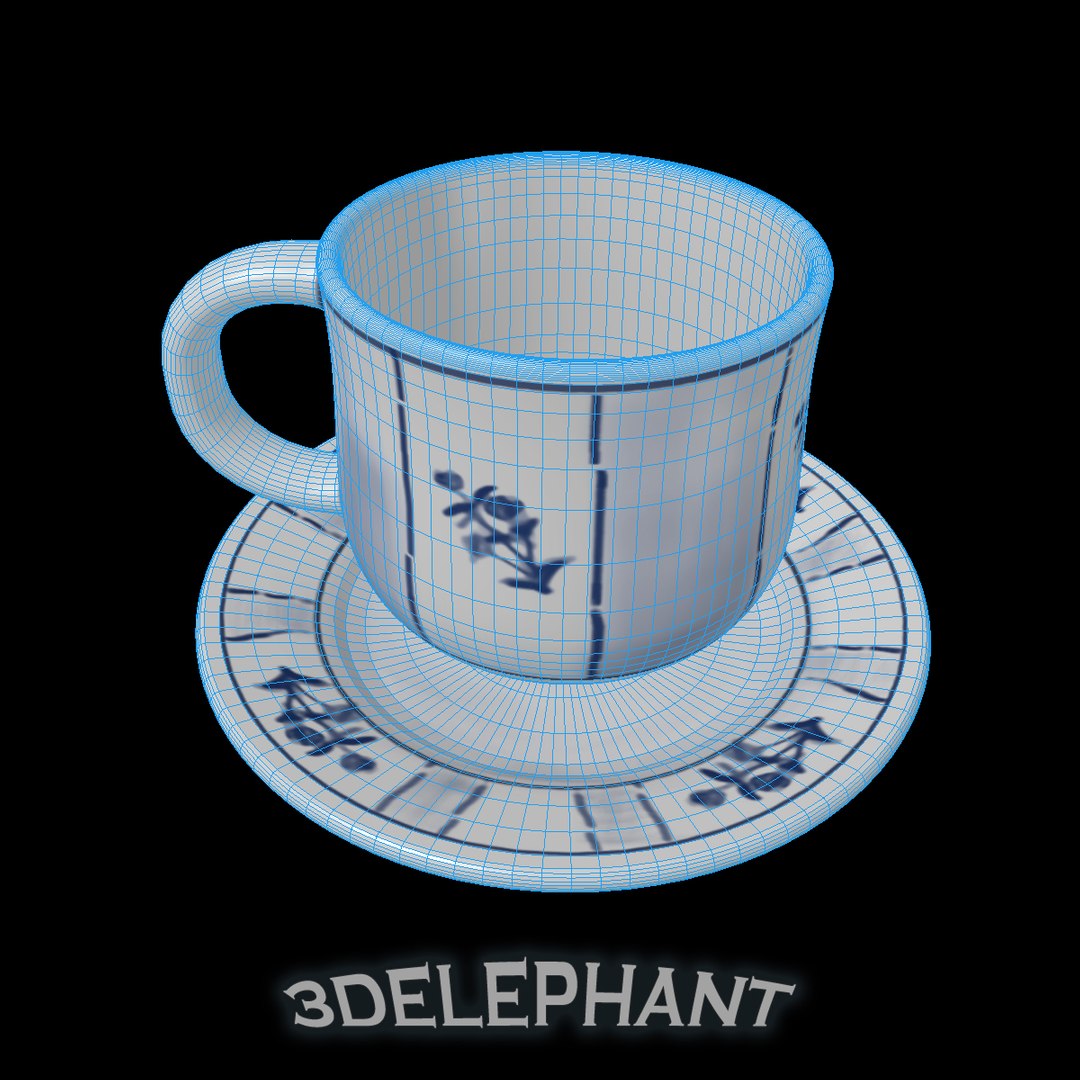 3d Tea Cup Model