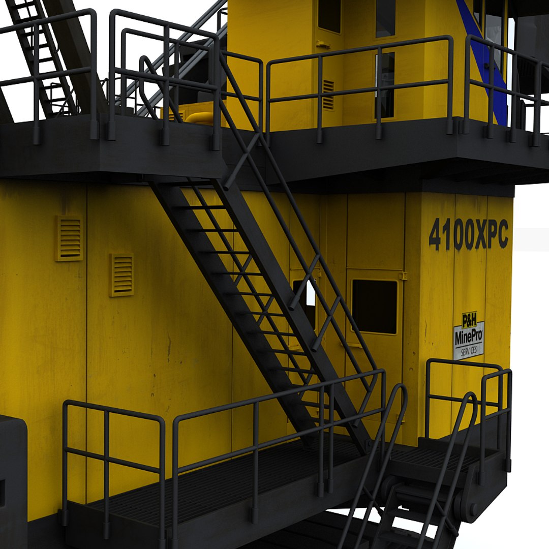 3d Model P H 4100xpc Mining