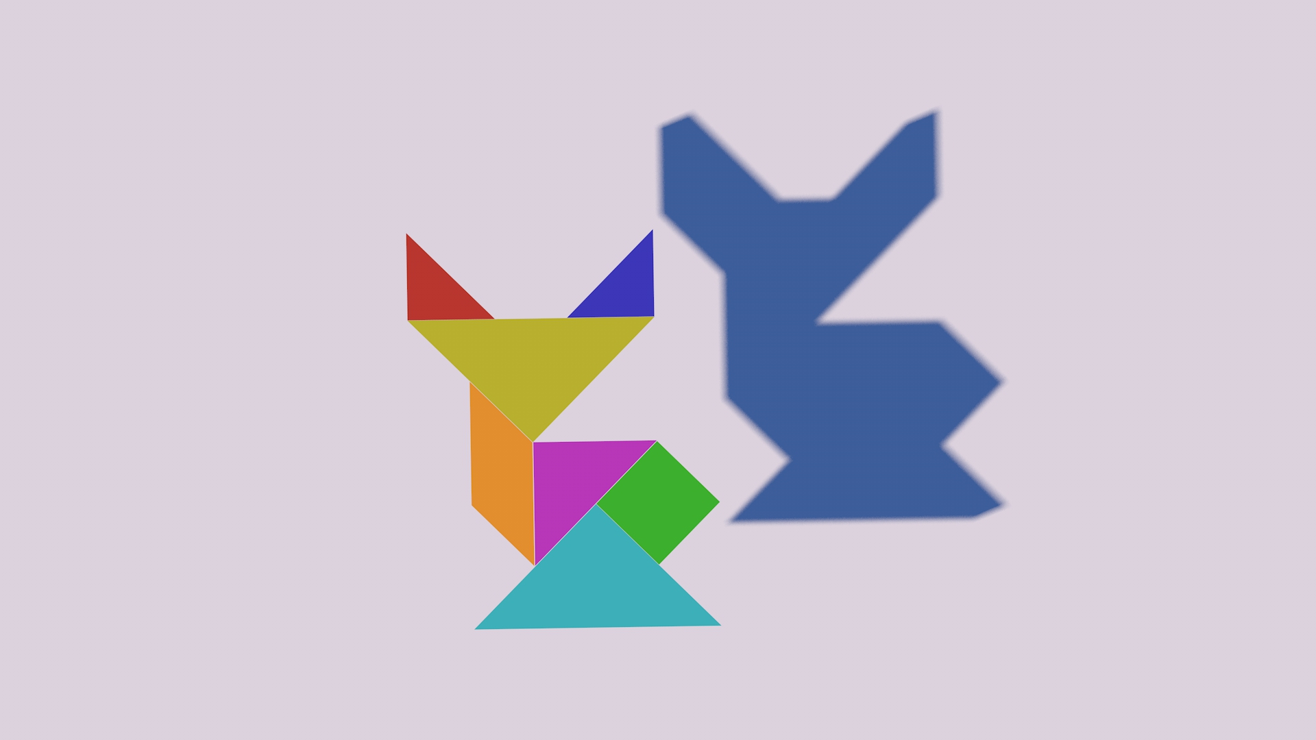 3D model puzzle tan tangrams - TurboSquid 1713730