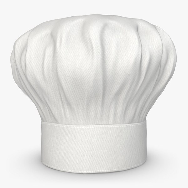 3d realistic chef hat 05