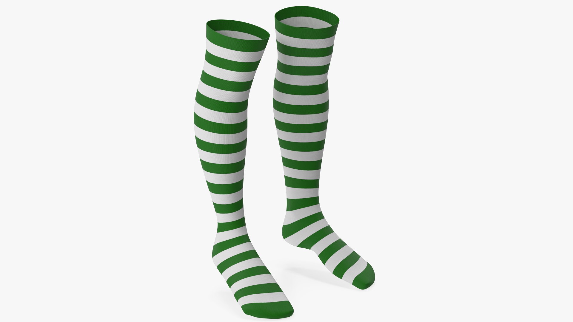 3D Striped Socks Model - TurboSquid 1941497