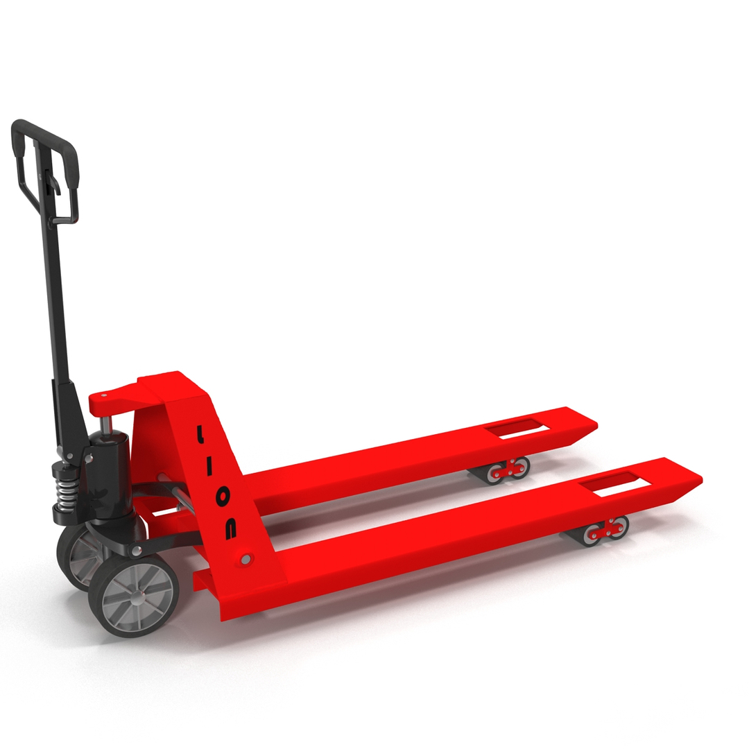 3d pallet jack plastic model