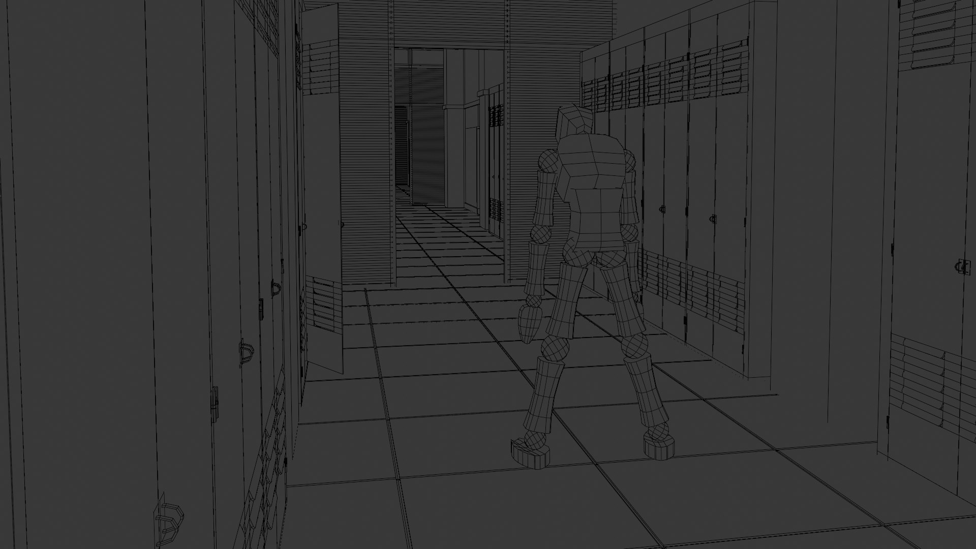 3D VR Abandoned Hallway - TurboSquid 2317009