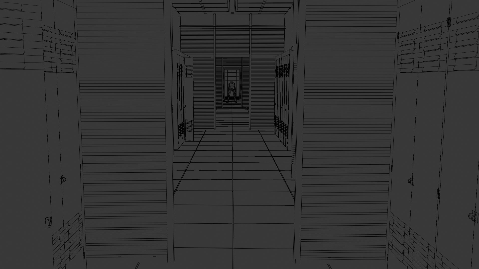 3D VR Abandoned Hallway - TurboSquid 2317009