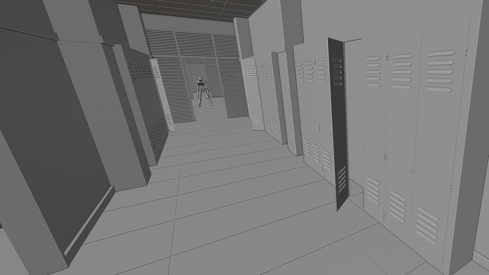 3D VR Abandoned Hallway - TurboSquid 2317009