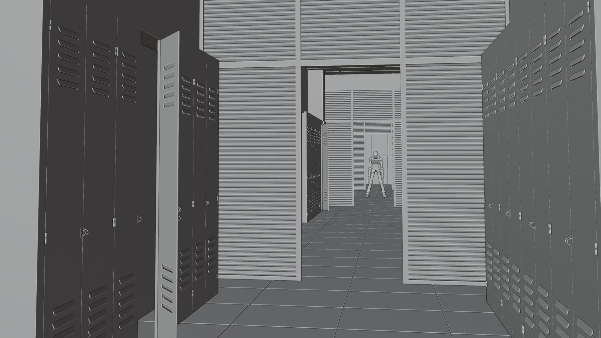 3D VR Abandoned Hallway - TurboSquid 2317009