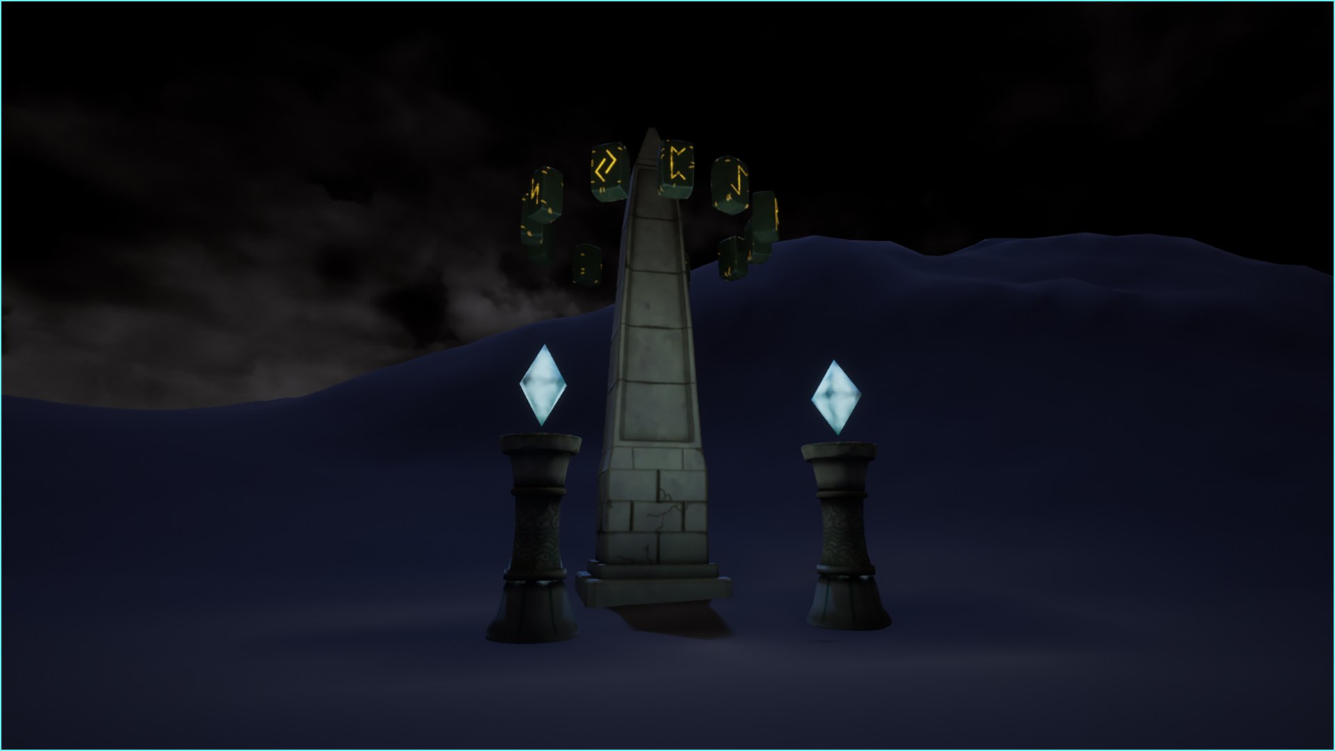 3D Runestone Pack Model - TurboSquid 1939067