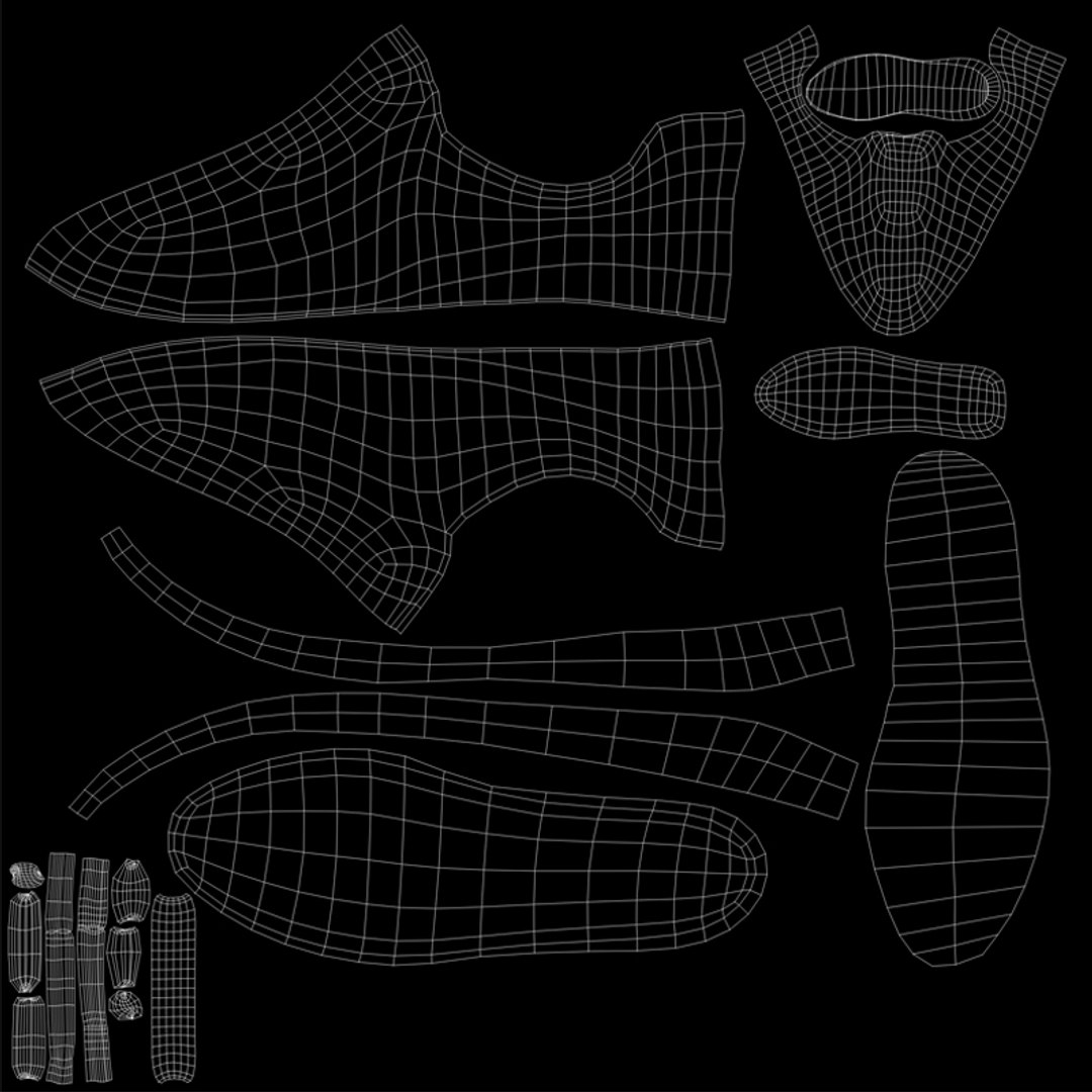 5 Shoe Basemesh Models 3D Model - TurboSquid 2419942