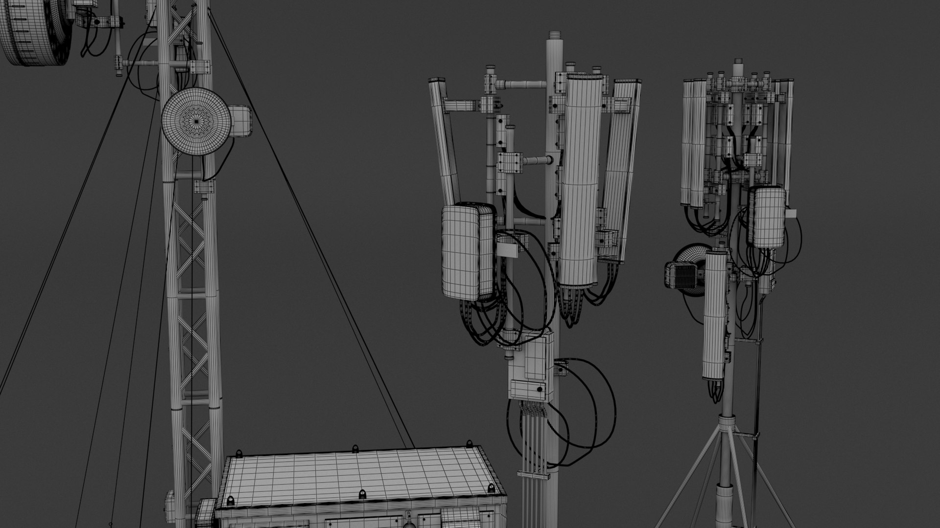 Cell Phone Towers 3D - TurboSquid 2329420