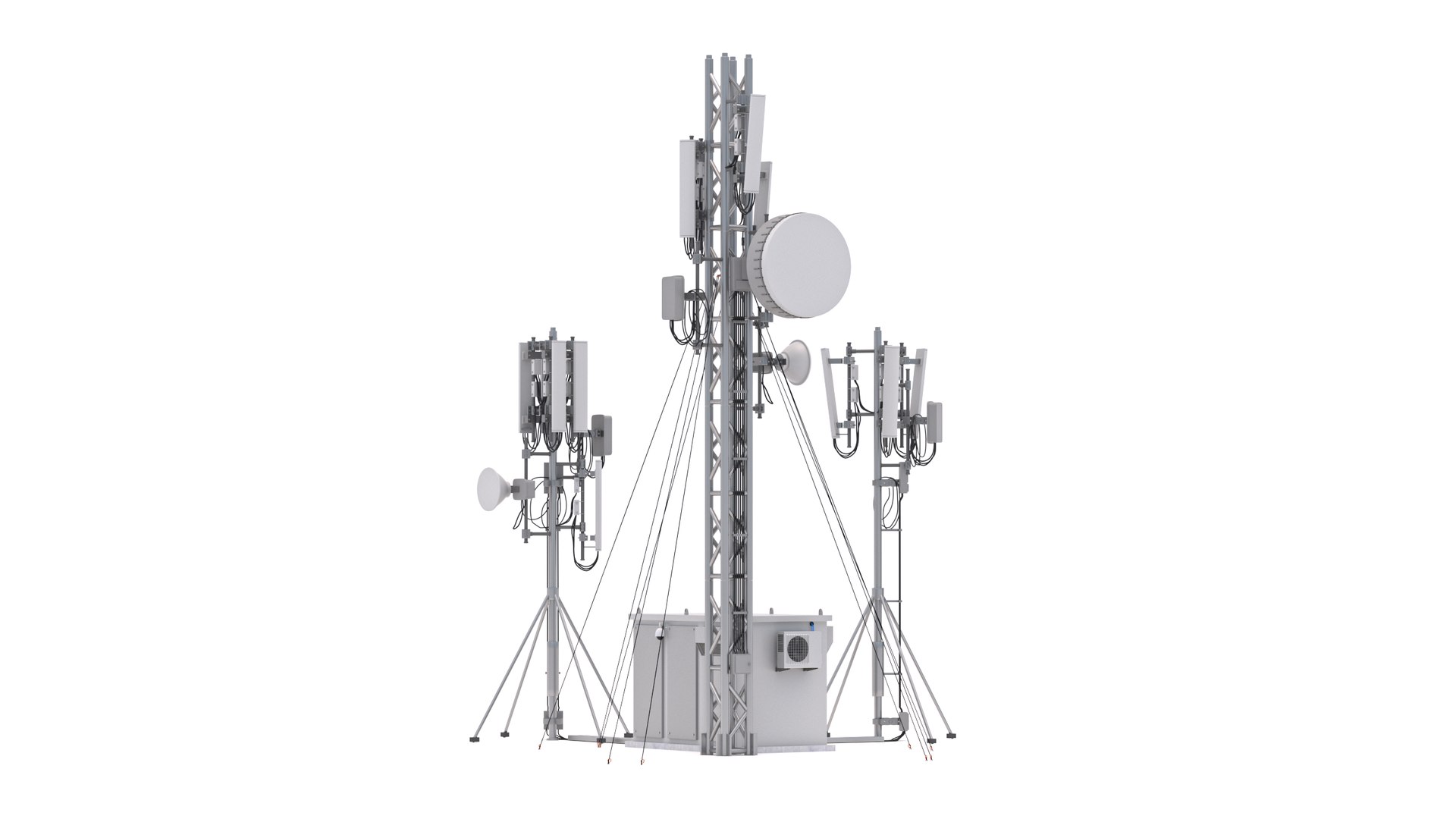 Cell Phone Towers 3D - TurboSquid 2329420