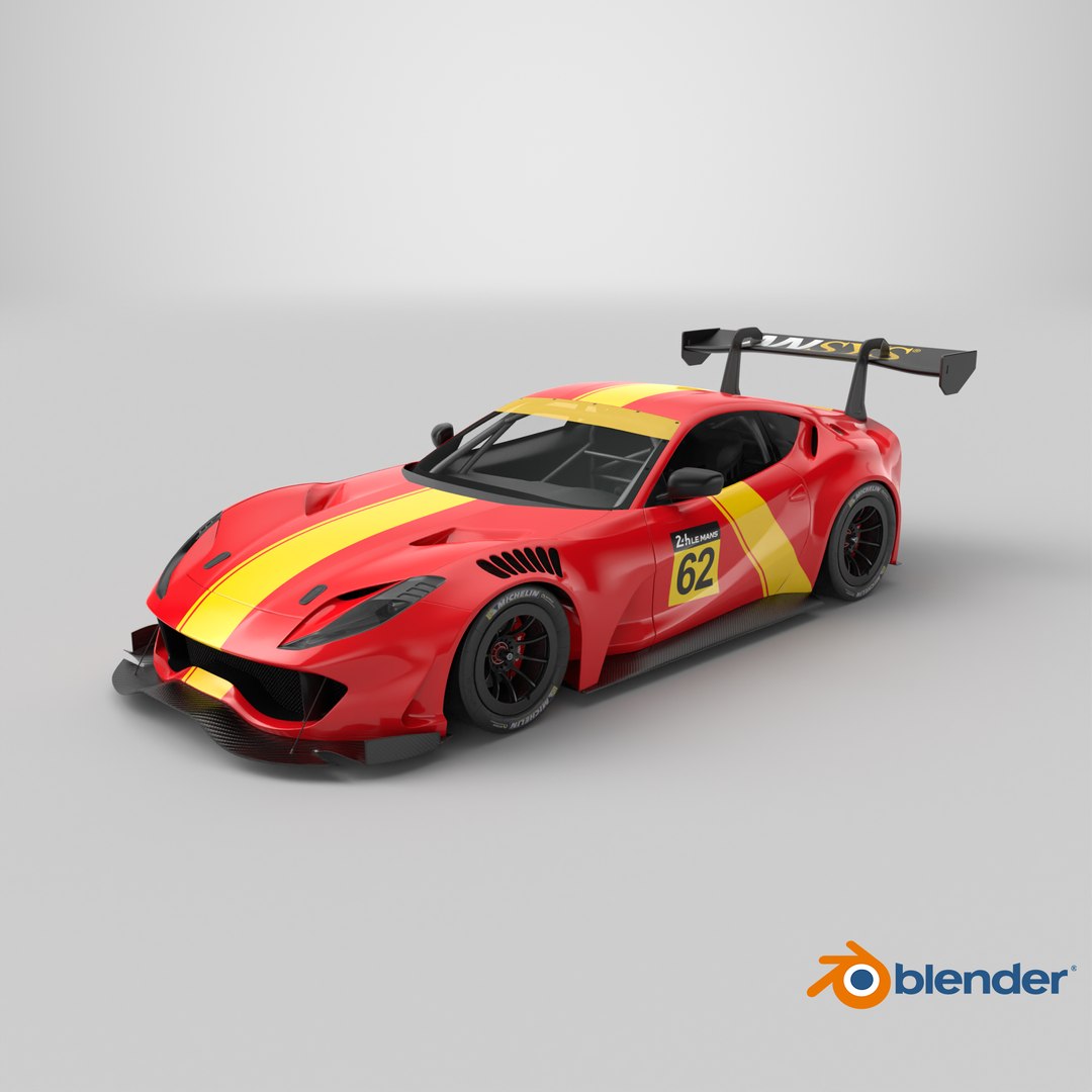 Super Fast Race Car 3D Model - TurboSquid 2216941