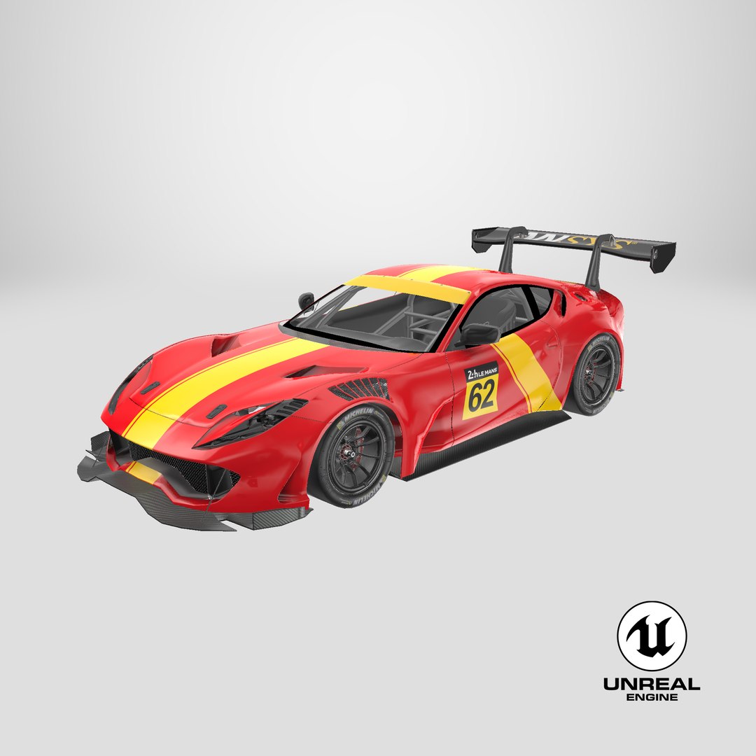 Super Fast Race Car 3D Model - TurboSquid 2216941
