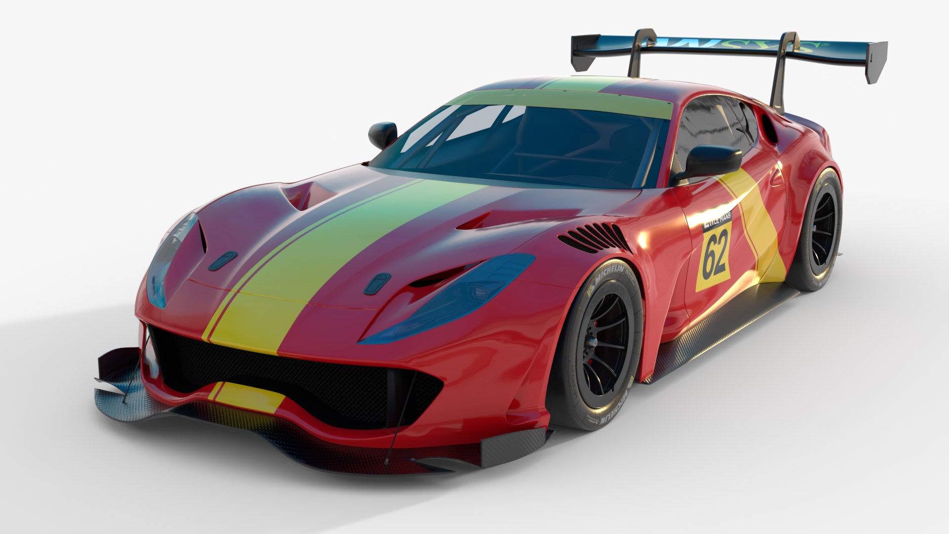 Super Fast Race Car 3D Model - TurboSquid 2216941