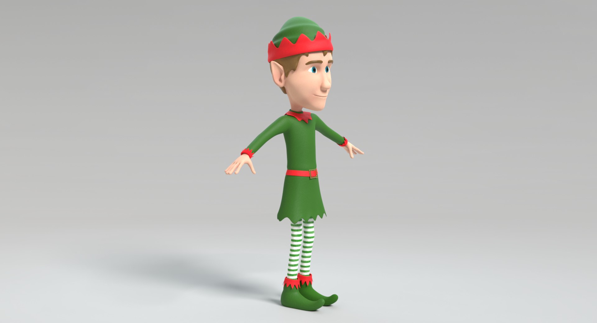 Christmas elf 3D model - TurboSquid 1216038