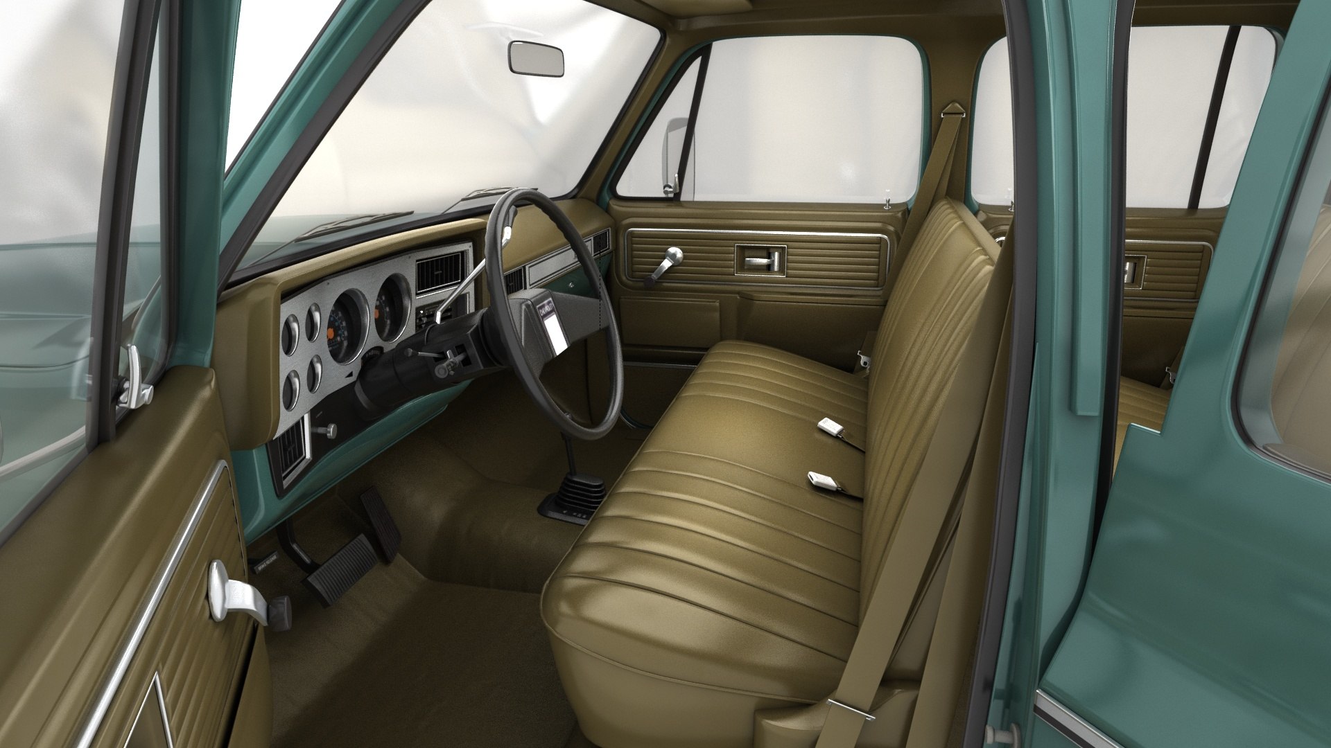3D CHEVROLET SILVERADO K30 CREW CAB 1978 Model - TurboSquid 2154375