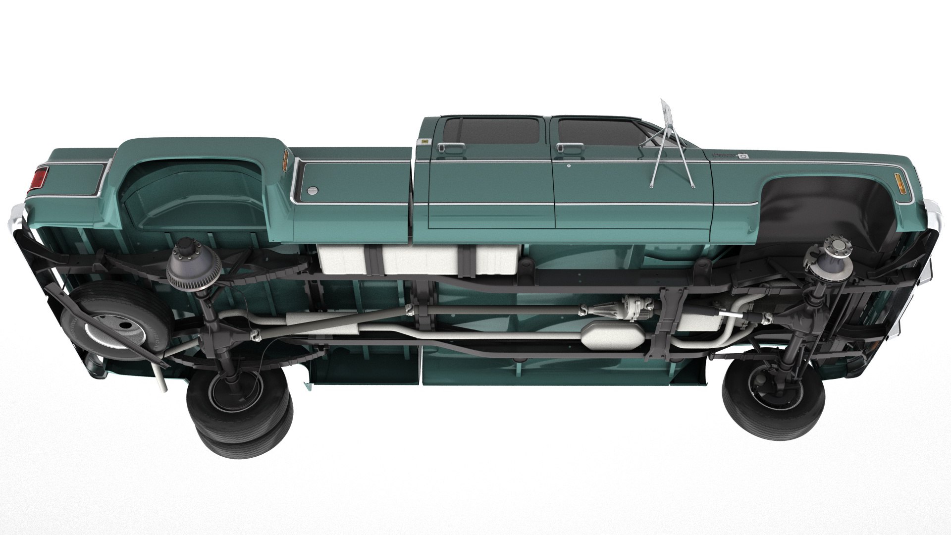 3D CHEVROLET SILVERADO K30 CREW CAB 1978 Model - TurboSquid 2154375