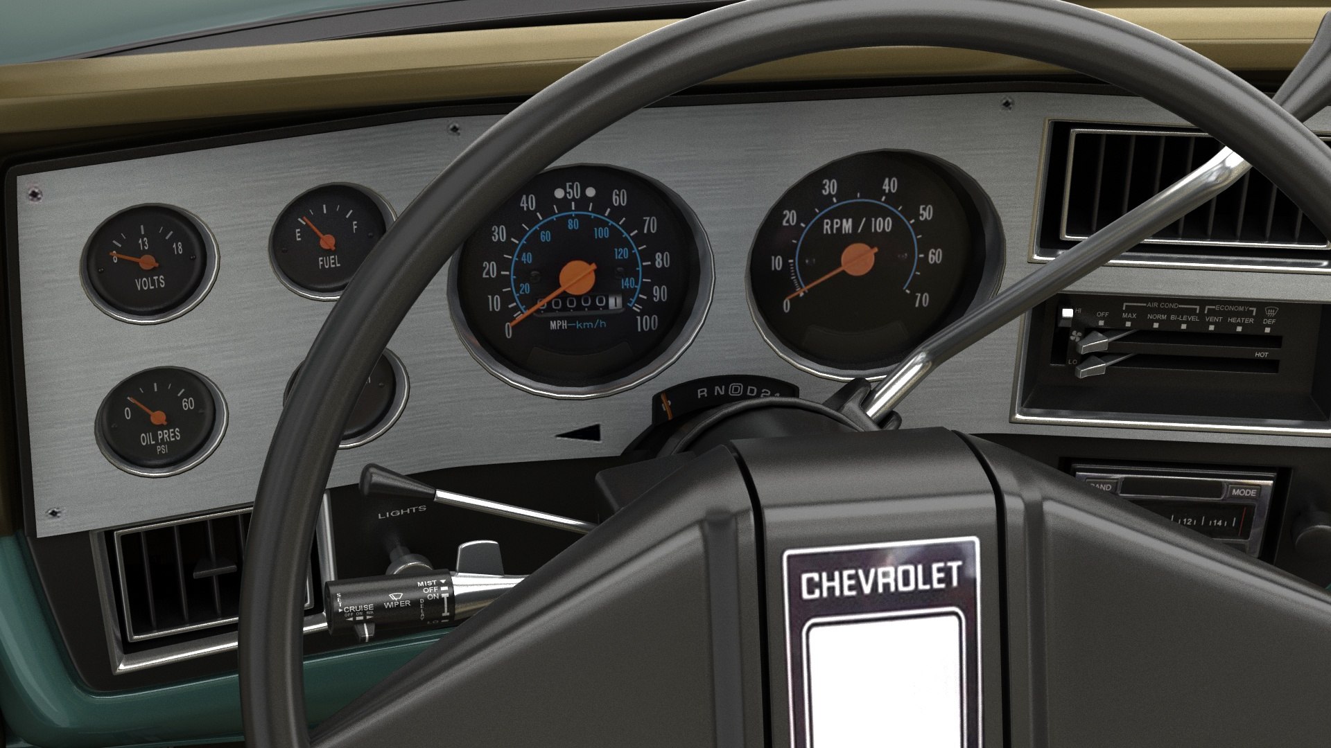 3D CHEVROLET SILVERADO K30 CREW CAB 1978 Model - TurboSquid 2154375