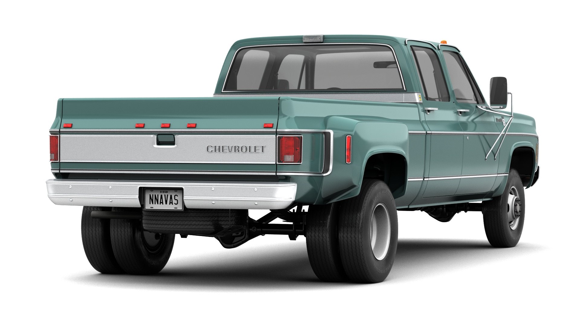 3D CHEVROLET SILVERADO K30 CREW CAB 1978 Model - TurboSquid 2154375