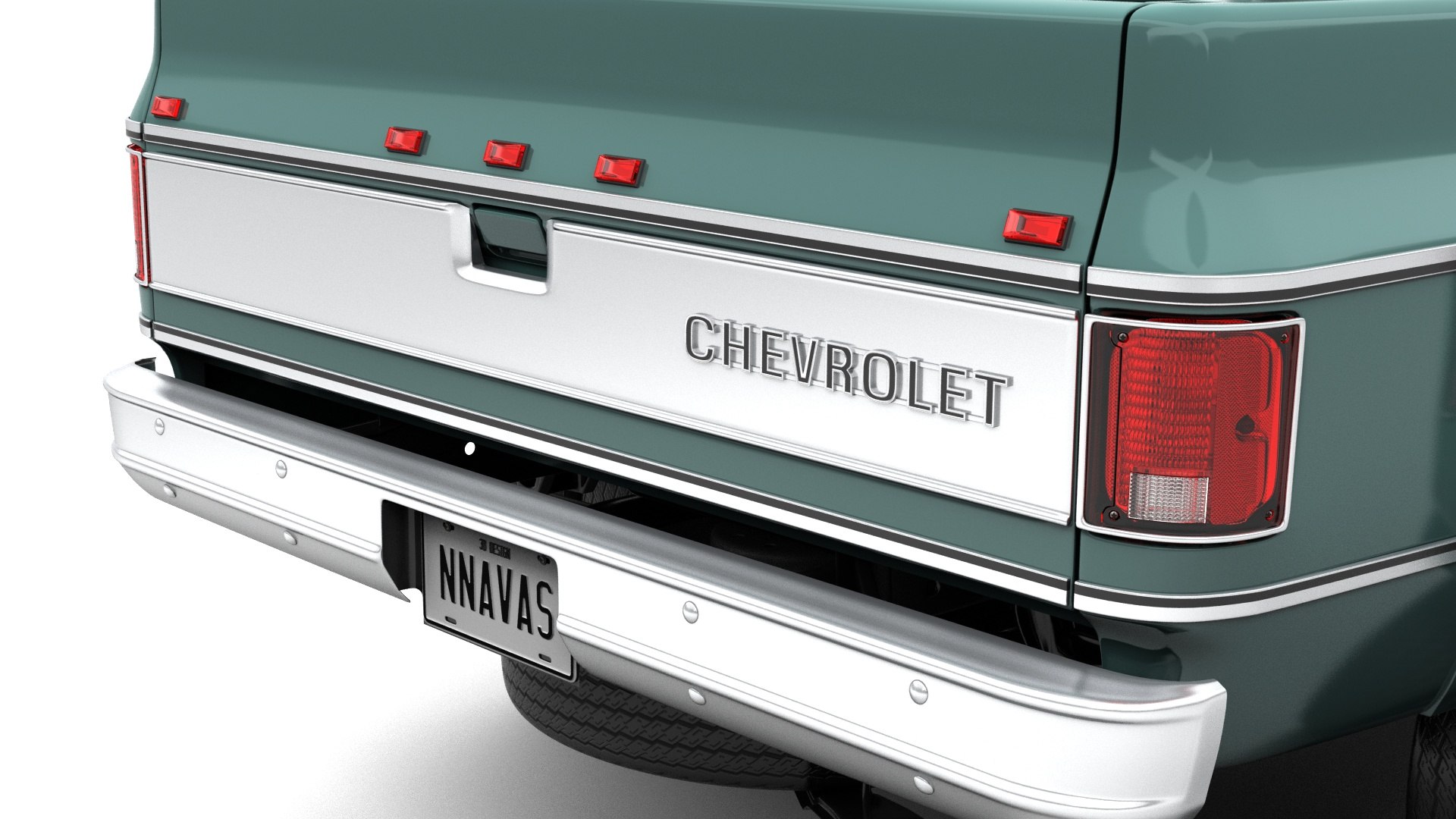 3D CHEVROLET SILVERADO K30 CREW CAB 1978 Model - TurboSquid 2154375