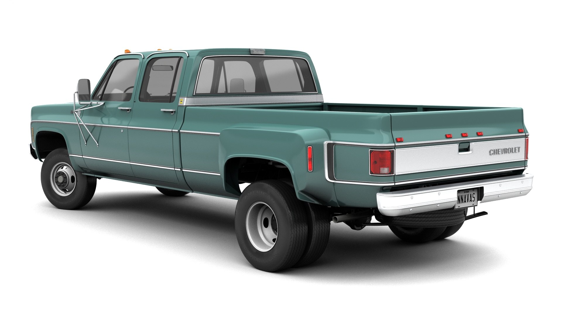 3D CHEVROLET SILVERADO K30 CREW CAB 1978 Model - TurboSquid 2154375