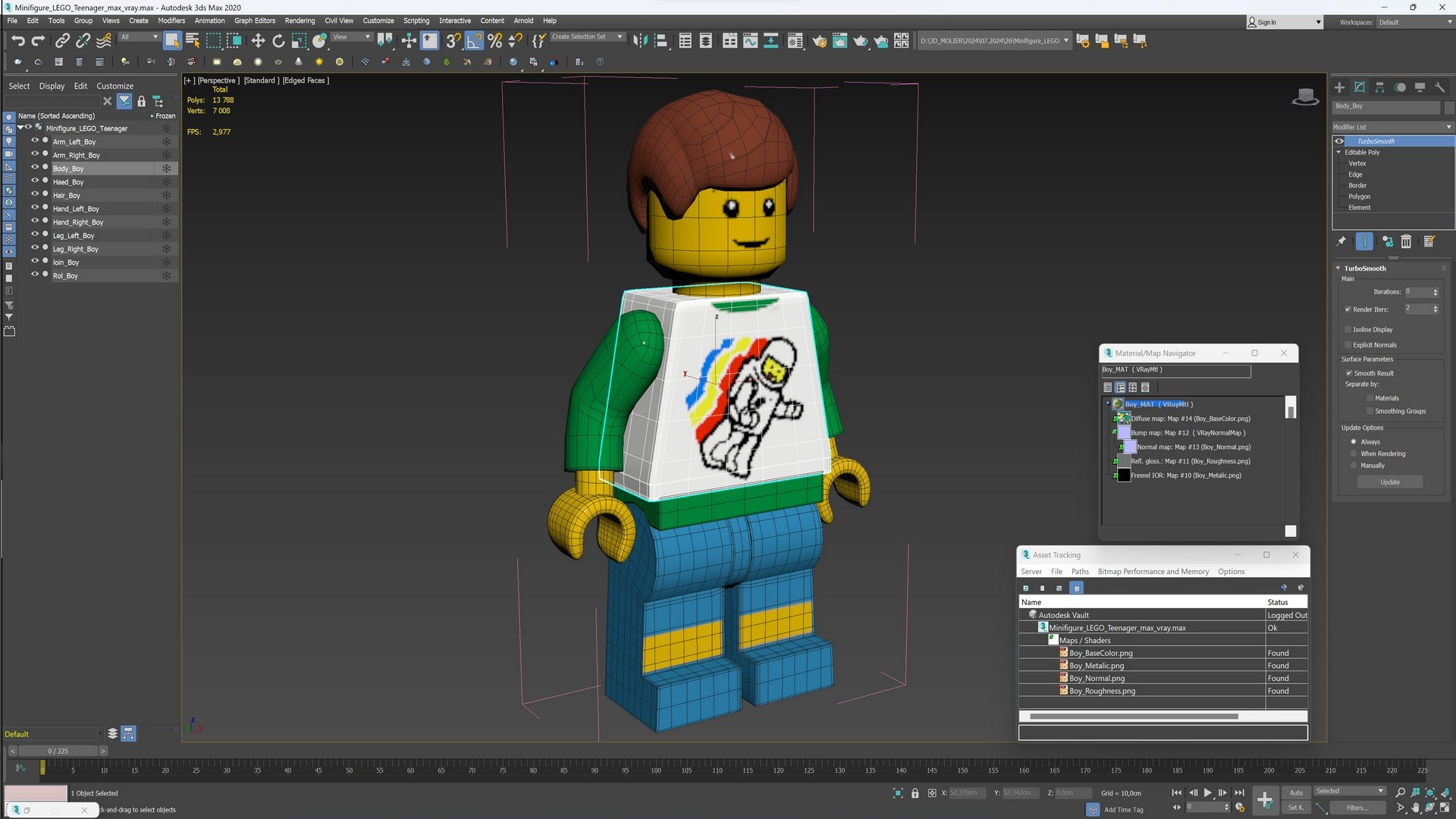 3D Minifigure LEGO Teenager Model - TurboSquid 2274184