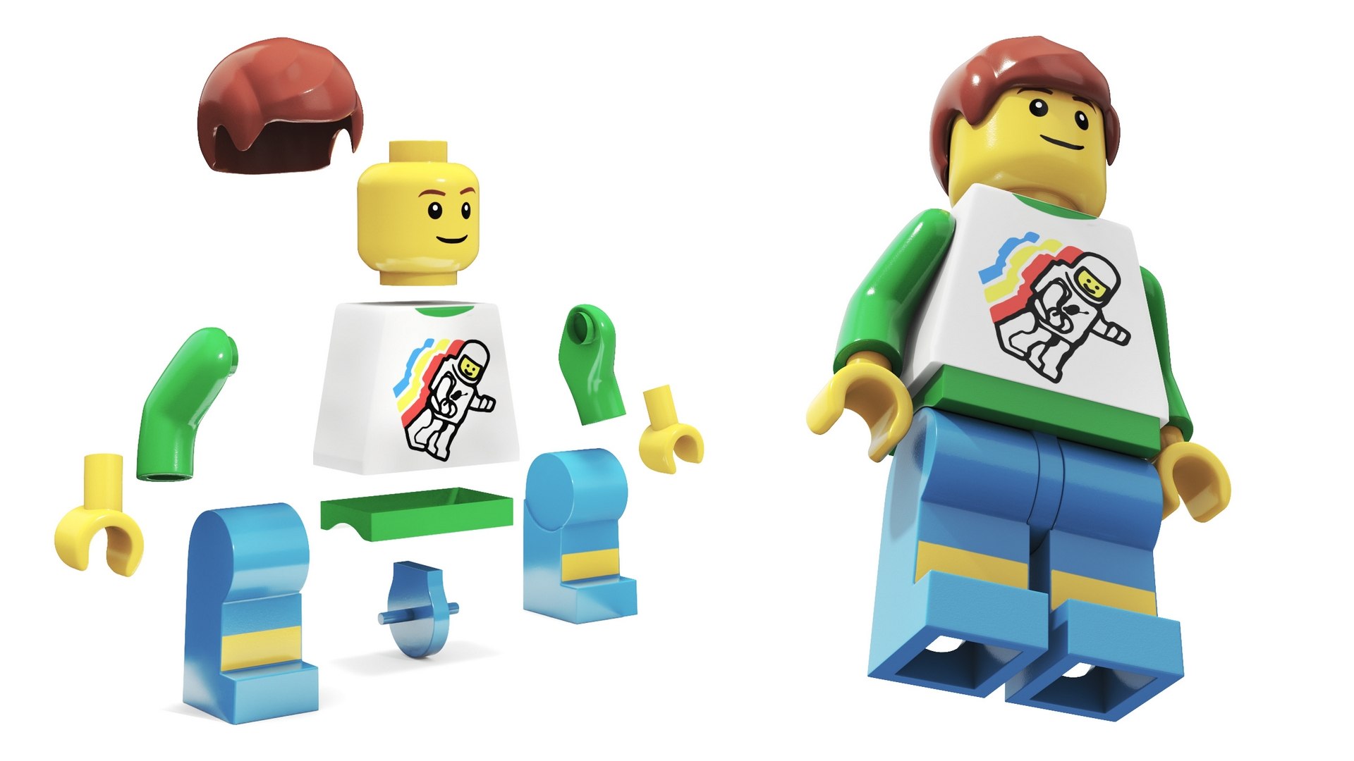 3D Minifigure LEGO Teenager Model - TurboSquid 2274184