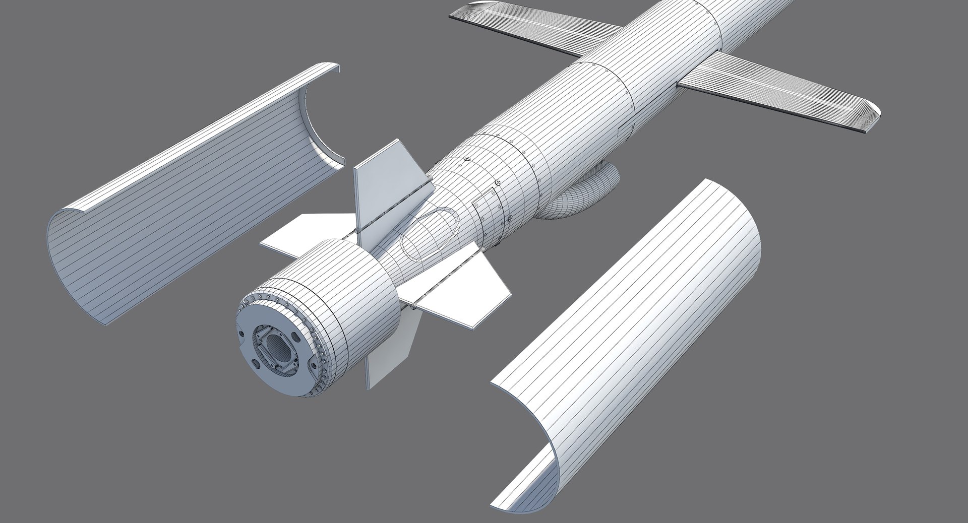 3D Bgm-109c Block Iii Tomahawk - TurboSquid 1211226